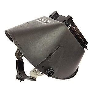 Forney 55672 Welding Helmet, Bandit III Flip Front, Shade-10,Black, Medium