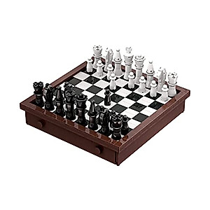 Apostrophe Games Building Block Chess Set - 1,024 Pcs - by Apostrophe Games - Build Your own Chess Pieces & Board, Compatible with All Major Building Blocks