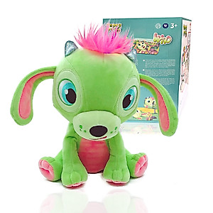 YH YUHUNG Interactive Animated Twirling Moving Dog Stuffed Animal Plush Toy, Spins Around Making Laugh Sounds, 9 Inches