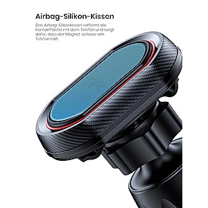 TOPK Phone Holder Car, Magnetic Phone Holder for Car, Upgrade Hook Clip Air Vent Mount with Strongest Magnet for Cellphones