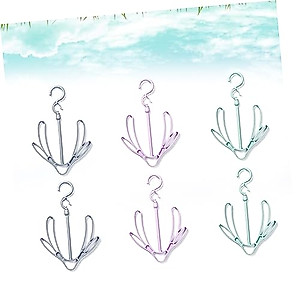 Cabilock 18 pcs Wall Mounted Clothes Drying Rack Sneaker Boots Hanger Hooks Dryer Shelf for Shoes Wall Drying Rack Shoes Drying Hanger Shoes Drying Rack Shoes Hook Shoes Hanger Hanging Robe