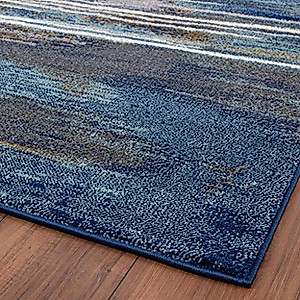 LUXE WEAVERS Beverly Collection Modern Area Rug 1066 Blue 8x10