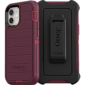 OtterBox Defender Series SCREENLESS Edition Case for iPhone 12 Mini - Berry Potion (Raspberry Wine/Boysenberry)