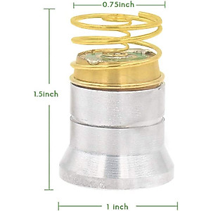 Ultra Bright L2 LED Bulb 2000 Lumen Drop-in P60 Design Module,Single Mode Flashlight Repair Replacement LED Bulb For C2 G2 Z2 6P 9P G3 S3 D2