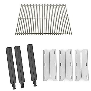 Grill Parts Zone Jenn Air 720-0163 Kit Includes Cast Burners, Heat Shields and Solid Stainless Grates