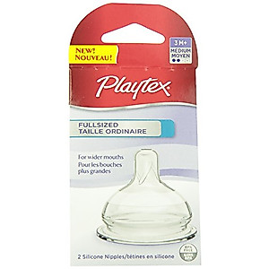 Playtex Angled Nipple, Fast Flow, 2-Count