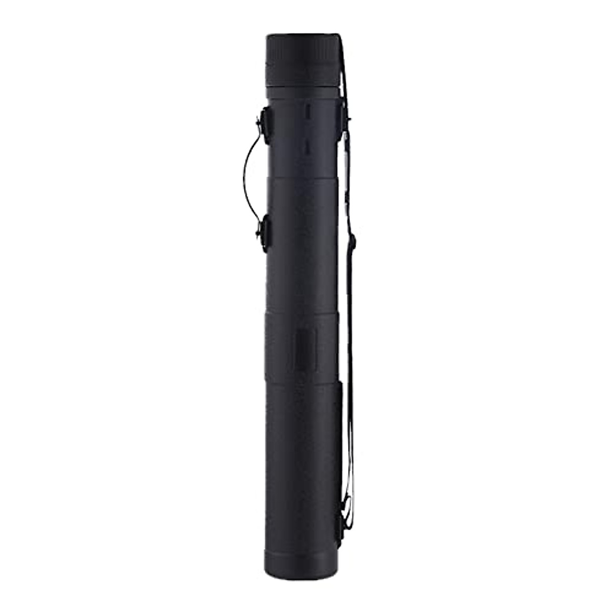 AMLESO Drawing Tube Blueprint Case Telescoping Large Black Expands to 53 Inches Poster Tube with Strap