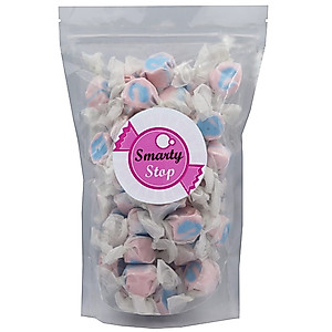 Smarty Stop Salt Water Taffy All Color (Cotton Candy, 1 Pound (Pack of 1))