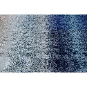 Unique Loom Estrella Collection Distressed, Gradient, Dark Colors, Abstract, Modern Area Rug, 5 ft x 8 ft, Blue/Beige
