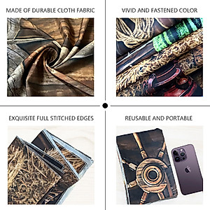 Humkat Western Cowboy Backdrop Banner, 7X5FT Wild West Rustic Wooden Barn House Photography Background for Western Party Decoration, Rodeo Backdrop for Kid Birthday Party, Reusable and Washable