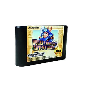 Royal Retro Rocket Knight Adventures - USA Label Flashkit MD Electroless Gold PCB Card for Sega Genesis Megadrive Video Game Console (Region-Free)