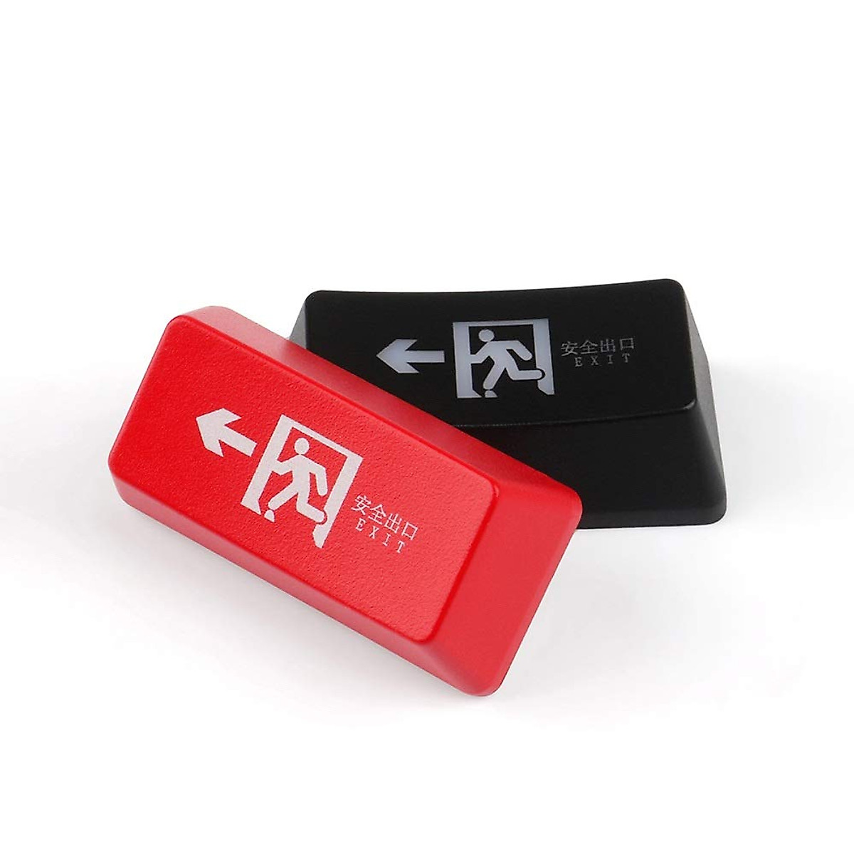 Gaming Mouse and Keyboard 1pc Keycap Exit Red Black Backlit Backspace Keycaps for Mx Opener Mechanical Gaming Keyboard OEM Profile Back Space Keycaps (Color : Black Backspace)