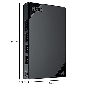 ASUS ROG Ryujin II 240 RGB all-in-one liquid CPU cooler 240mm Radiator (3.5"color LCD, embedded pump fan and 2xNoctua iPPC 2000 PWM 120mm radiator fans, compatible with Intel LGA1700,1200 &AM4 socket)