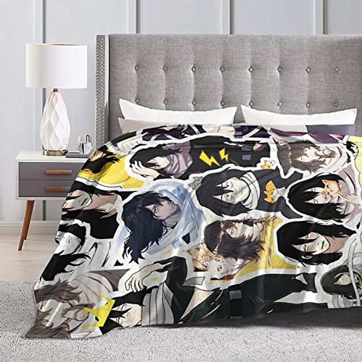 Blanket Aizawa Shota Soft and Comfortable Warm Fleece Blanket for Sofa,Office Bed car Camp Couch Cozy Plush Throw Blankets Beach Blankets
