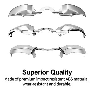 Ortikar 2019 Upgraded Bumpers Replacement LB RB Triggers Buttons Parts - Fit Like Original with T6 T8 Screwdriver Repair Kit Compatible for Xbox One Elite Controller