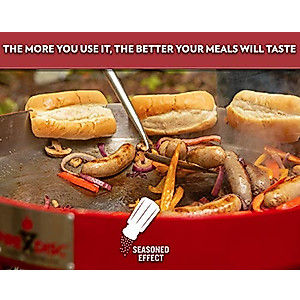 Original FIREDISC 24" Short Outdoor Portable Propane Cooker | Red