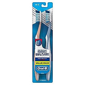 Oral-B Pro-Health All-In-One 40 S (Soft) CrossAction Bristles Toothbrush, (Twin Pack)