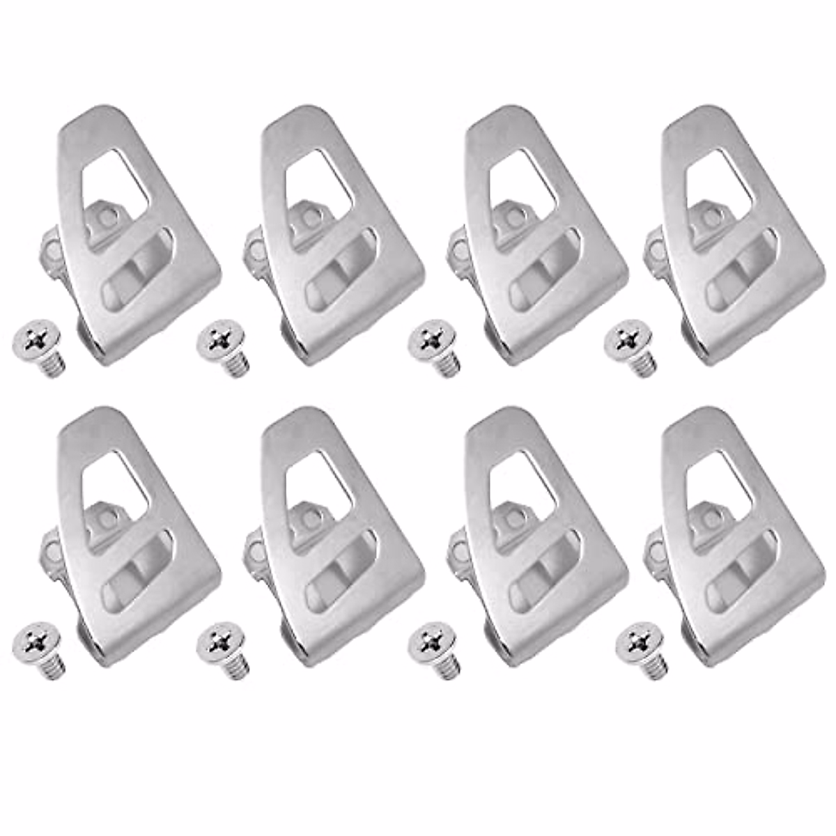 8pcs 42-70-2653 Belt clip Hook free Screw for Milwaukee Compatible with M18 Impact Driver Hammer Drill Replace for 2604-20, 2604-22, 2604-22CT, 2797-22