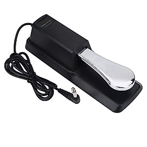 Keyboard Sustain Pedal, Universal Digital Piano Foot Pedal with Non-slip Bottom for Keyboards