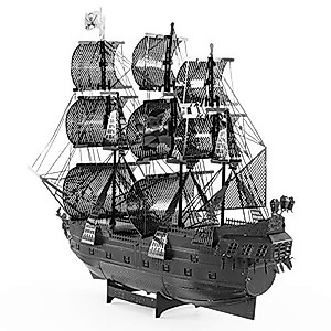 Fascinations Metal Earth Premium Series Black Pearl Black Version 3D Metal Model Kit