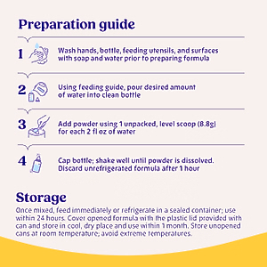 Bubs Whole Goat Milk Formula with Iron, Goat Milk-Based Powder, for Infants 0-12 Months, Made with Non-GMO Goat Milk, 20 oz