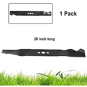 Wadoy 2105300125A Blade 1 Pack, MNA152505 MNA152701 Lawn Mower Blade Compatible with Hyper Tough 20 Inch Mower Blade
