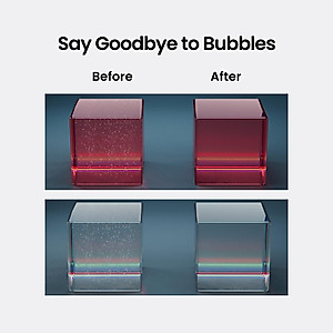 Resiners Resin Bubble Remover, Quickly Remove 99% Bubble within 9 Minutes, 95kPa Vacuum Degassing Chamber, Compact Size Epoxy Resin Airless Machine for Arts Crafts Jewelry Making (Patented)