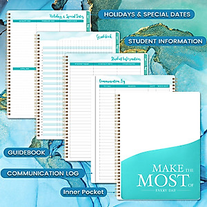 2024-2025 Teacher Planner - Teacher Lesson Planner from July 2024 to June 2025, 11" x 8.3", Weekly & Monthly Lesson Plan Book for Teachers