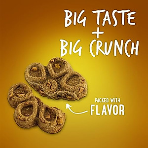 Fruitables Biggies Dog Biscuits – Crunchy Dog Biscuits Made with Pumpkin – Healthy Dog Treats Packed with Real Fruit Flavor – Free of Wheat, Corn and Soy – Peanut Butter & Banana – 16 oz