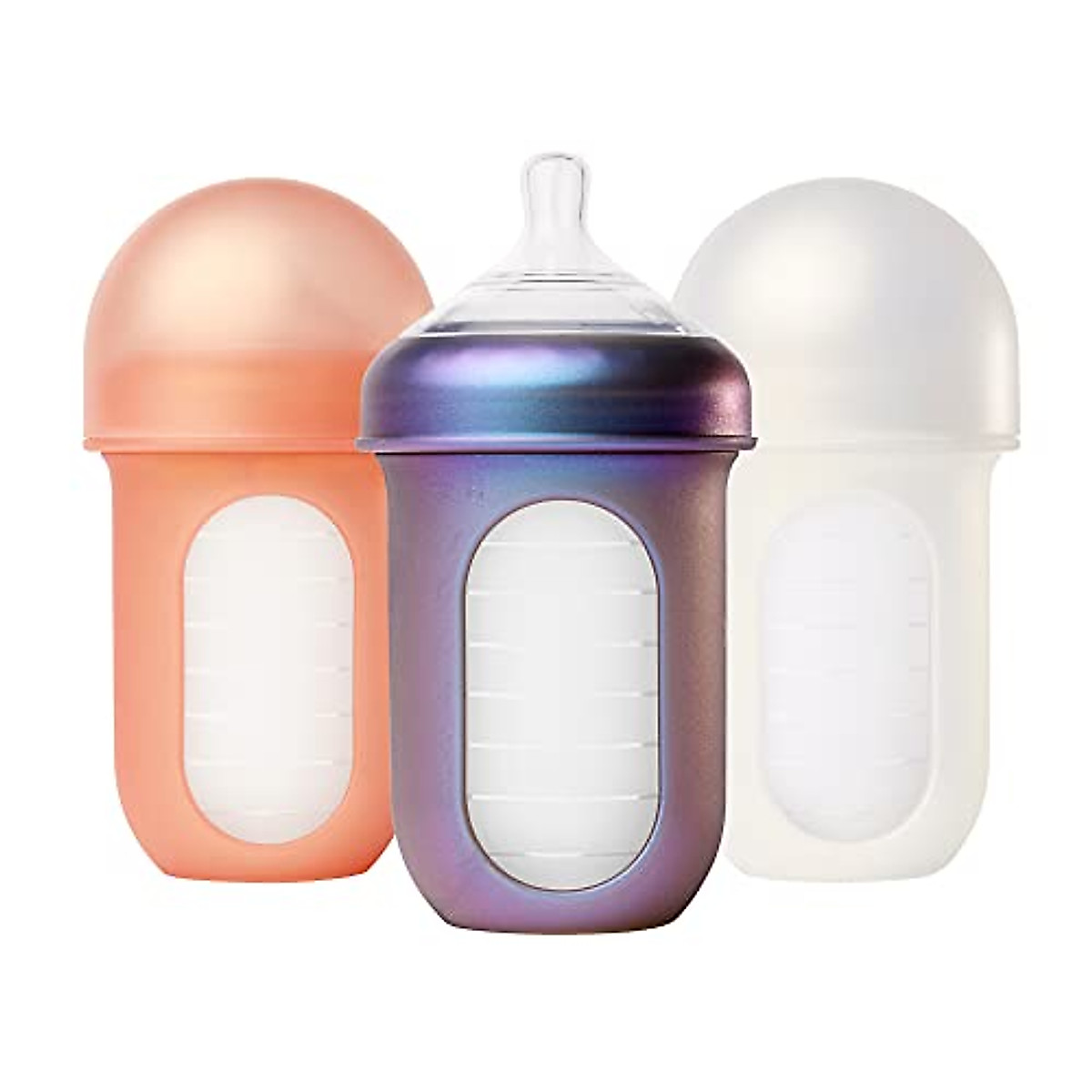 Boon NURSH Reusable Silicone Baby Bottles & NURSH Reusable Silicone Baby Bottles & NURSH Reusable Silicone Baby Bottles
