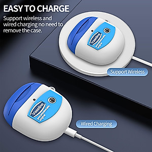 Bose QuietComfort Earbuds II Case, Cute 3D Vaselin Design Silicone Cute Cartoon Protective Headphones for Kids Girls Boys