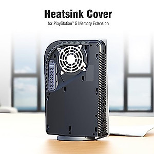 ACIDALIE Metal Cooling and Dust Proof Cover for Playstation 5 M.2 SSD Expansion Slot,Suitable for All PS5 M.2 NVMe SSD Heatsink,New Breathable Hole