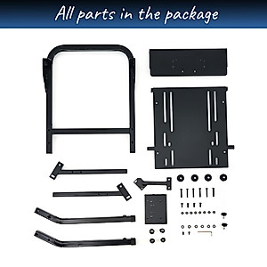 CO-Z Foldable Racing Steering Wheel Stand, Height Adjustable Plus Gearshift Mount Compatible with Logitech G920 G27 G25 G29 Racing Wheel and Pedal, Thrustmaster T80 T150 TX F430 Gaming Wheel Stand