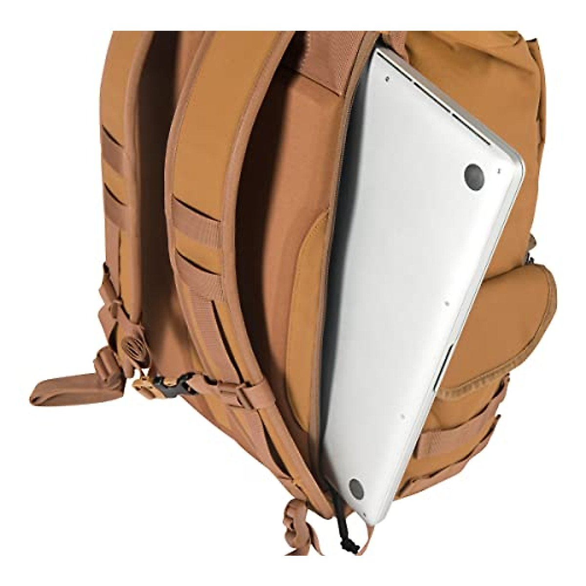 Carhartt Nylon Roll Top, Heavy-Duty Water-Resistant Backpack, Brown, One Size