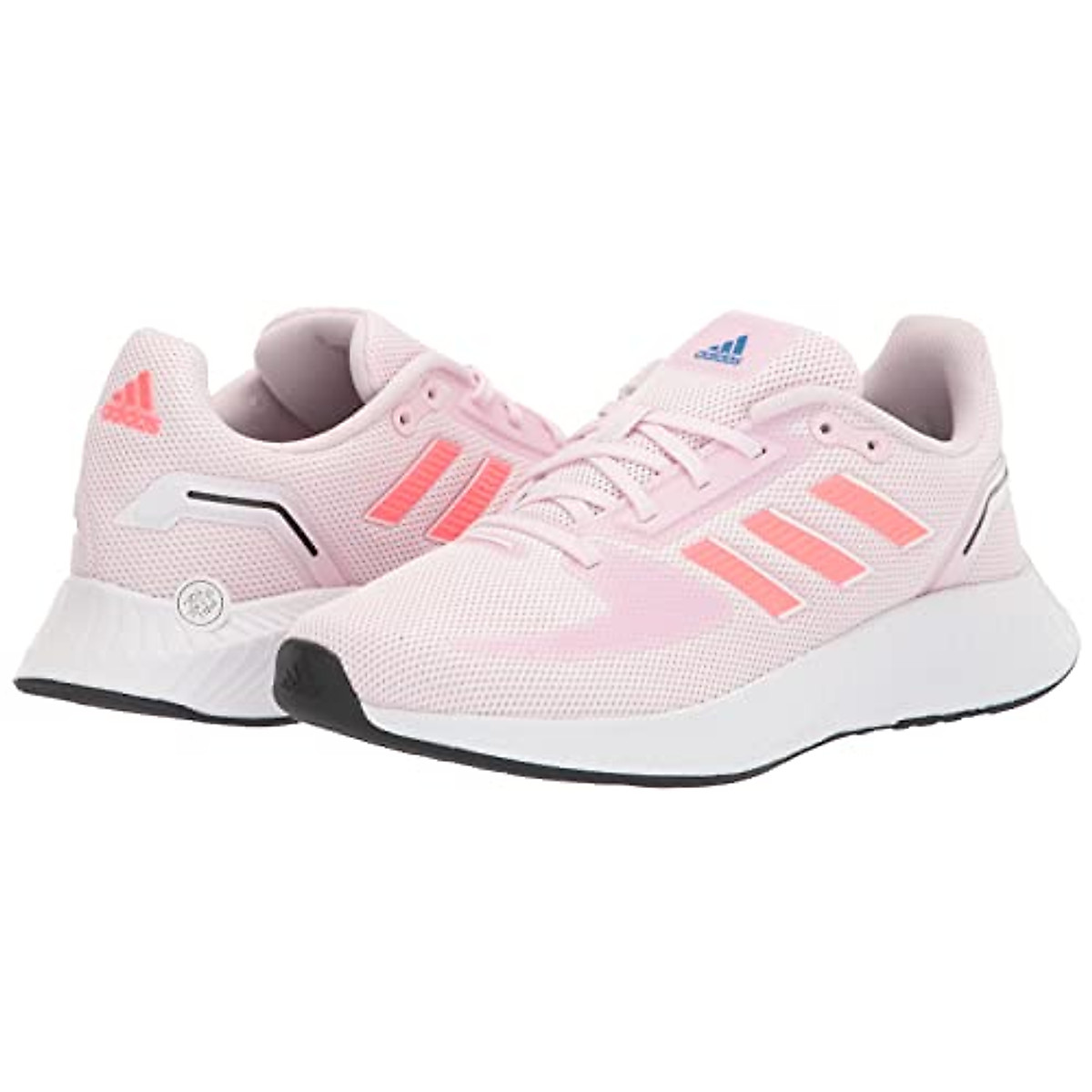 adidas Women's Runfalcon 2.0 Running Shoe, Almost Pink/Turbo/White, 9