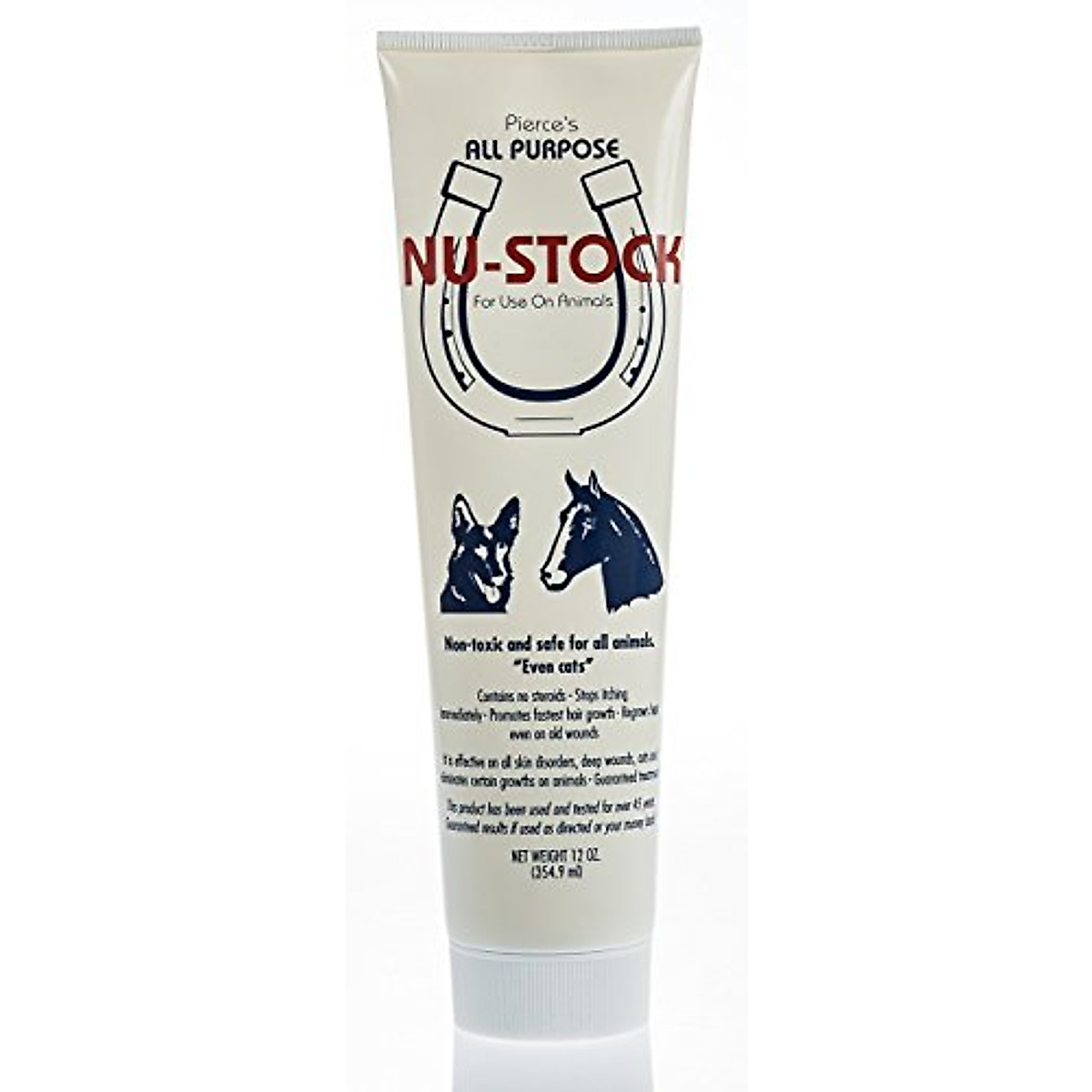 All Purpose Animal Nu-Stock Ointment Stops Itching Immediately, 12 Oz. tube