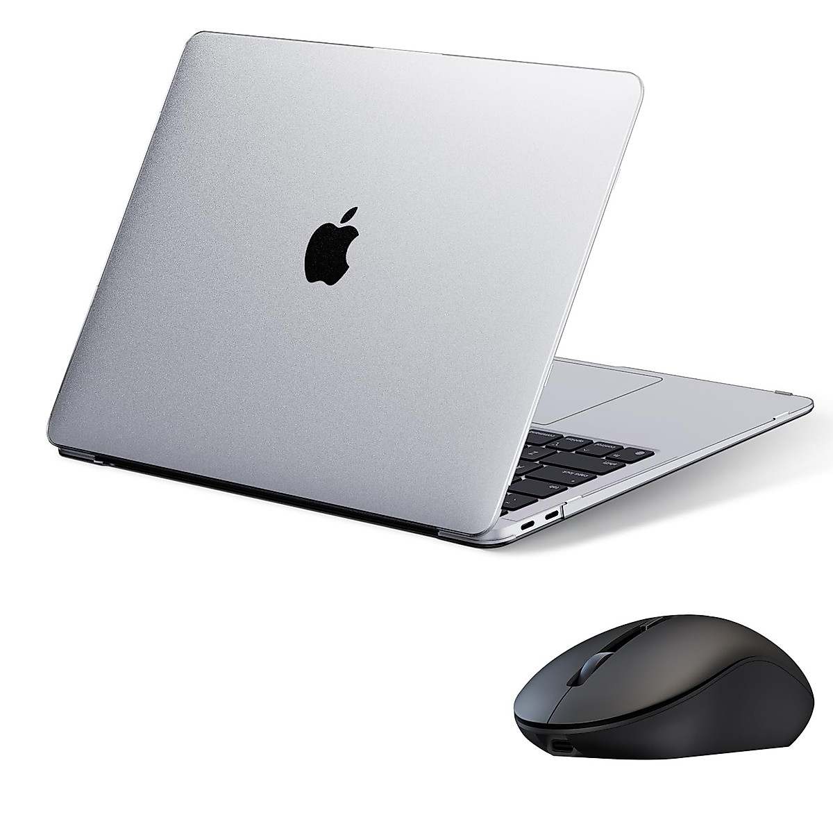 Soonjet Compatible with MacBook Air 13 inch Case & Black Wireless Mouse
