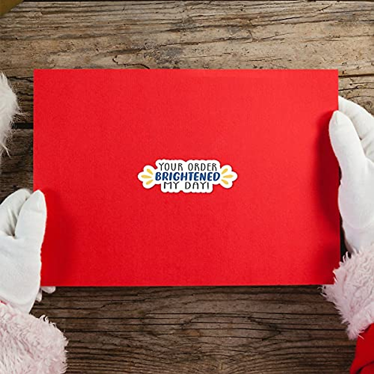 Small Shop Stickers, Small Business,Thank You Sticker, Packaging Sticker (Brightened)