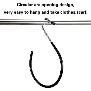 Scarf Hangers for Closet Organizer - Multifunctional Purse Hook Belt Tie Rack Wig Hanger Underwear Bra Tank Top Hangers Hook Handbag Necklaces Rings Holder Straps Hanging Storage Accessories 4pcs/Set