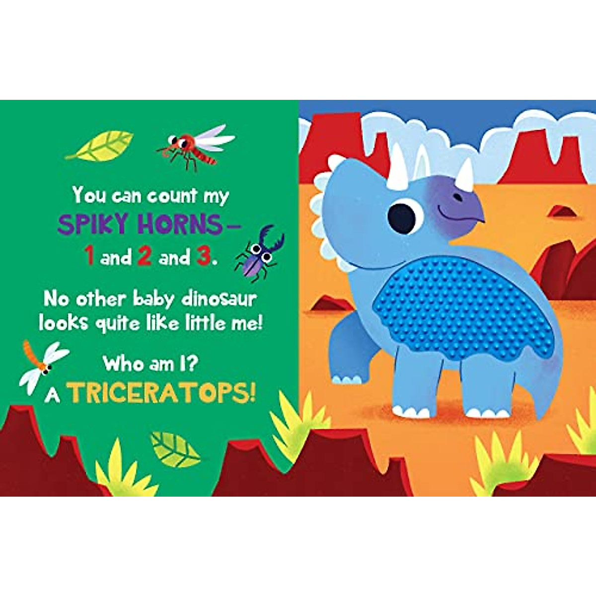 Baby Dinosaur - Silicone Touch and Feel Board Book - Sensory Board Book