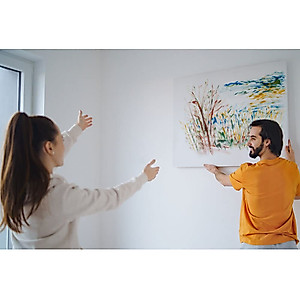 Hooks for Hanging Pictures with Nails - ROBUST 50pcs Picture Hanging Kit, Wall Hooks for Hanging Pictures for Picture Frame, Canvas, Mirror, Art (N6 Gold)