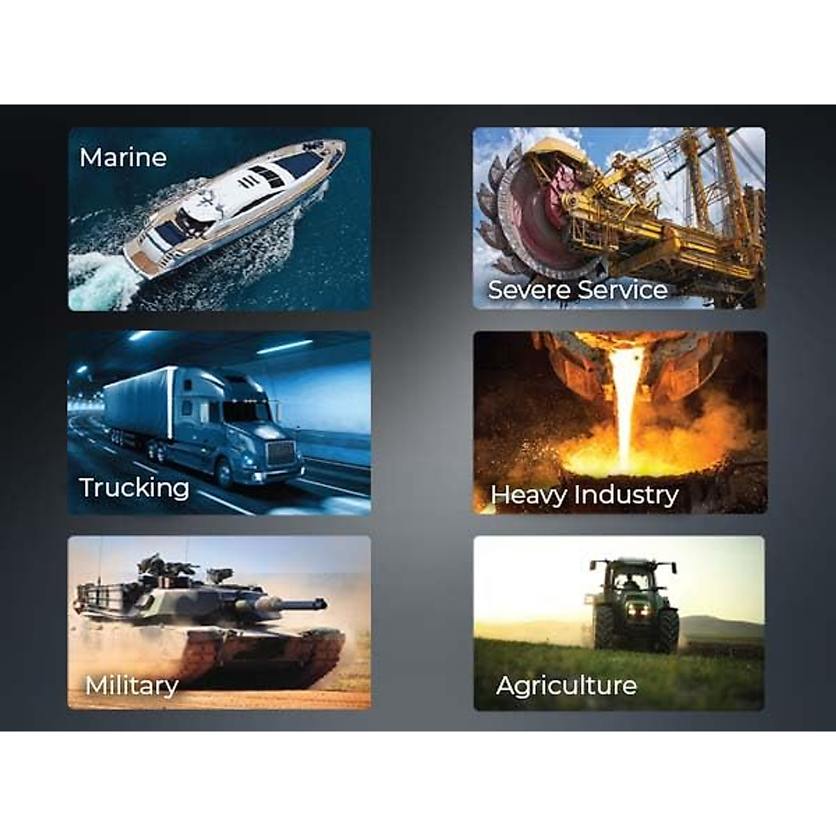 TRIAX Atlas 600 Grease - Full Synthetic, Ultra-Heavy Duty, Low Temp, Marine, Waterproof; All Bearings, Joints, Drive Train & 5th Wheel (10 Pack - 14 Oz Tubes)