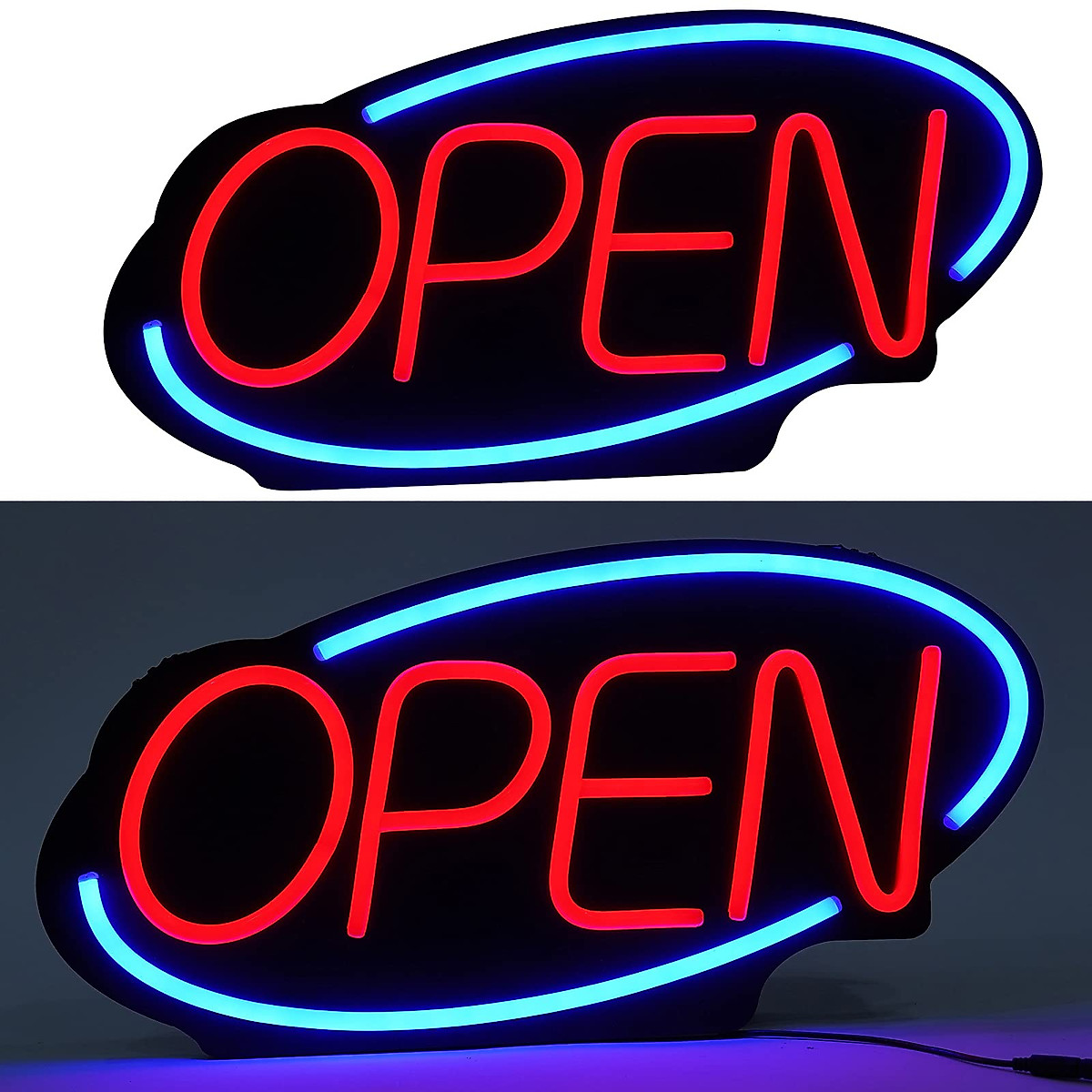 Neon Open Signs for Business LED Light LED Neon Open Sign for Business Neon Lights Signs Lighted Sign Open Super Bright LED Neon Lights Sign for Window Wall Bar Store Door Decor