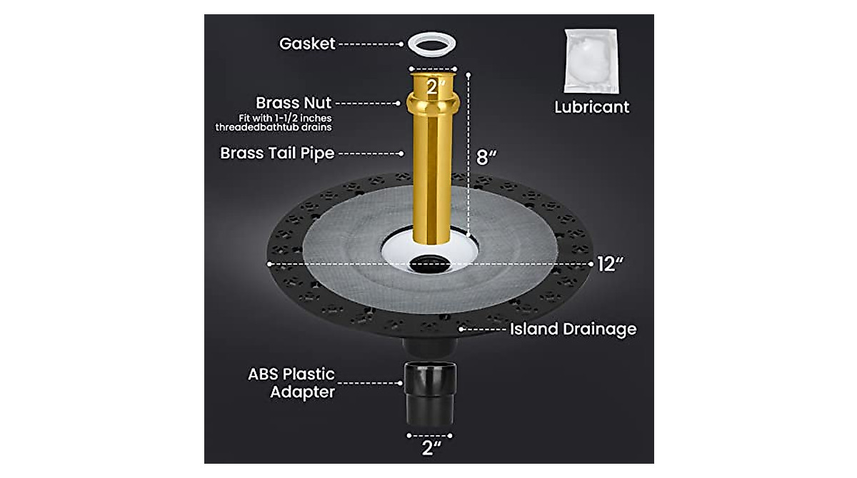 Upgrade Freestanding Bathtub Drain Kit | Easy Installation & Sturdy Design