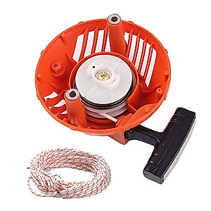 QHALEN 576368301 Recoil Starter with Rope 2-Meter Pull Cord for Husqvarna 128L 128LD 128LDX 128C 128CD 128R 128RJ 128DJX String Trimmer Brushcutter # 2009-001N Higher