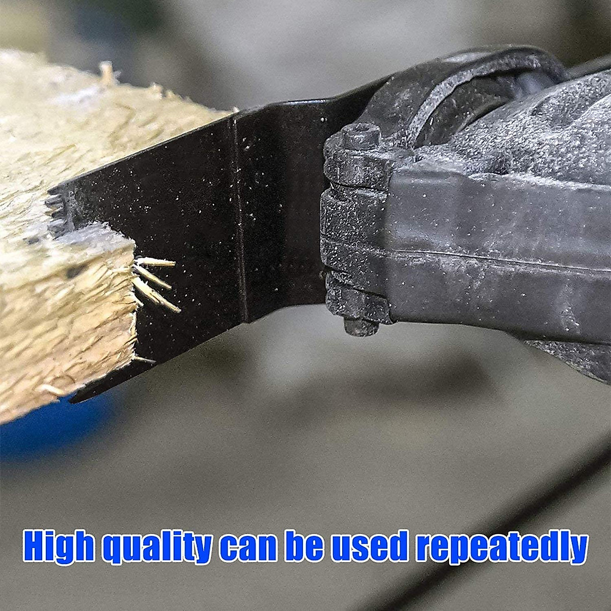 65 PCS Professional Wood/Bi-Metal Oscillating Saw Blades Universal Quick Release Multitool Tool Blade Set Compatible with Bosch, Craftsman, Fein, Ridgid and More