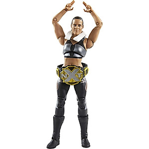 Mattel WWE Shayna Baszler Fan TakeOver 6-in Elite Action Figure with Fan-voted Gear & Accessories, 6-in Posable Collectible Gift for WWE Fans Ages 8 Years Old & Up