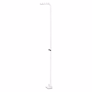 Whitmor Magnetic Laundry Valet Hanging Rod - White