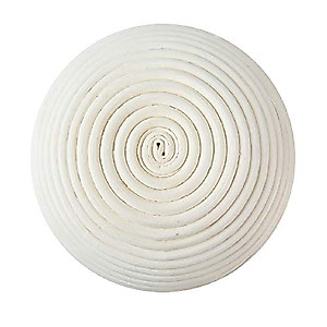 9 inch Round Bread Banneton Proofing Basket & Liner SUGUS HOUSE Brotform Dough Rising Rattan Handmade rattan bowl - Perfect For Artisan