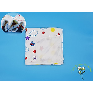 Baby Sleeping Sack and Blanket Bundle | Baby: 0-6 Months | 100% Organic Cotton | 1.5 TOG | Primary and Secondary Colors Shapes | Unisex (0-6 Months)